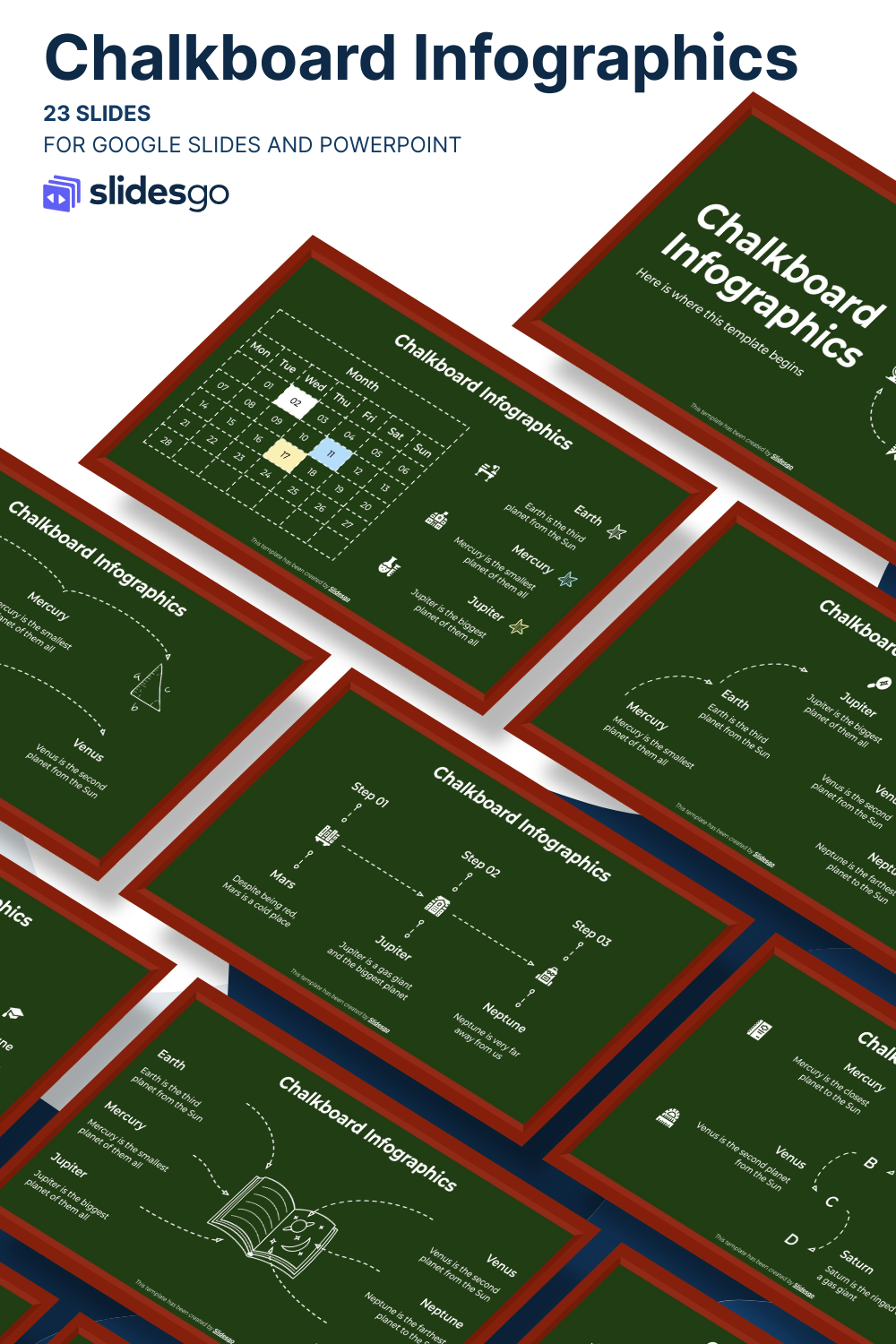 Chalkboard Infographics Template