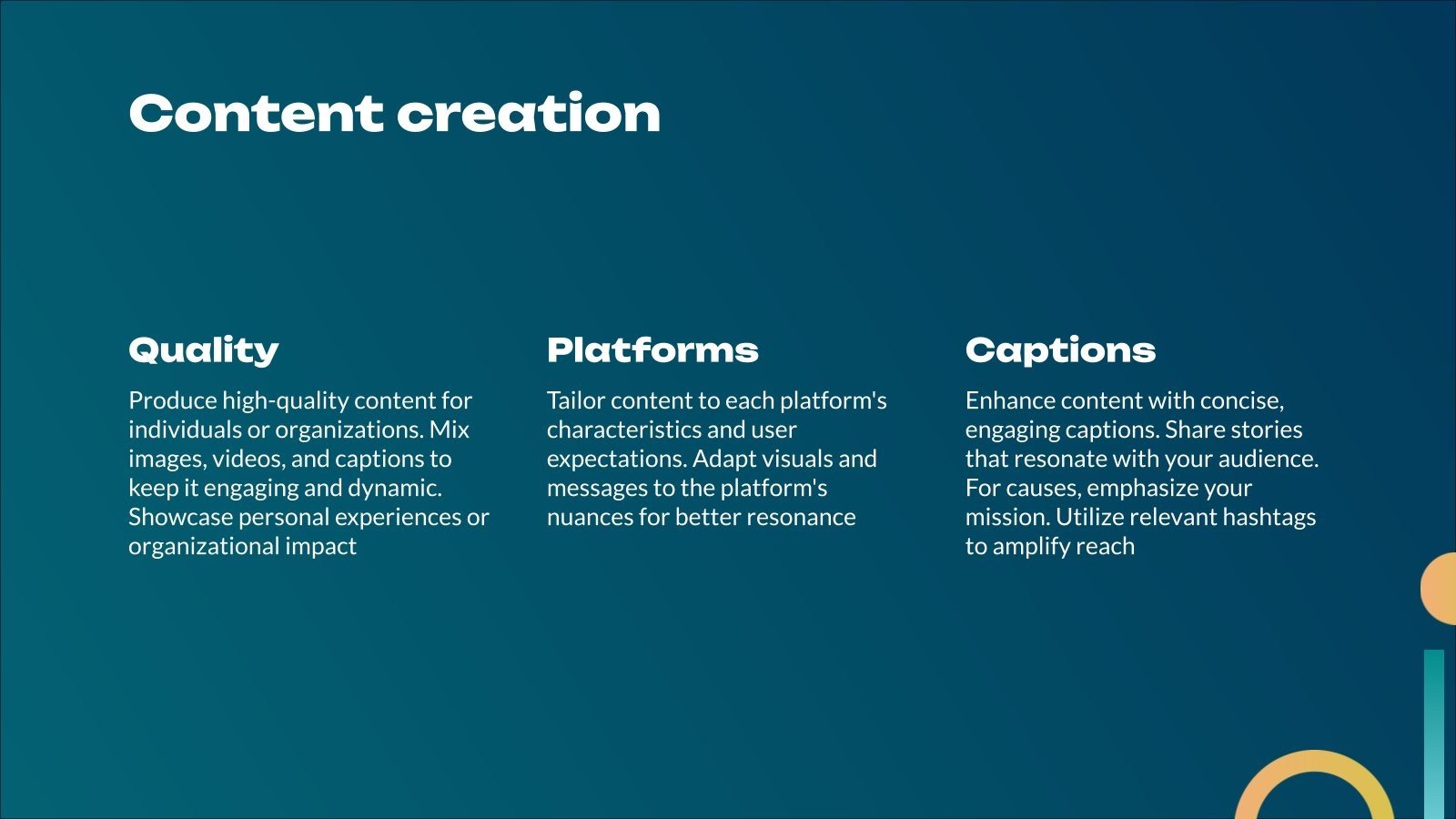 Design Inspiration for Social Media Presentation