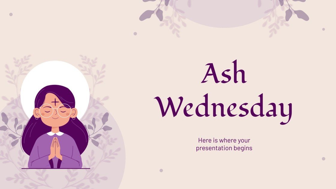 Ash Wednesday Presentation