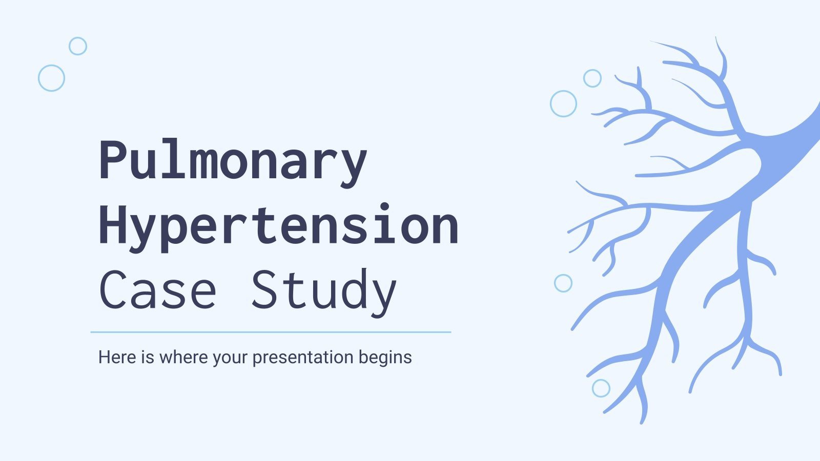 Pulmonary Hypertension Case Study Presentation