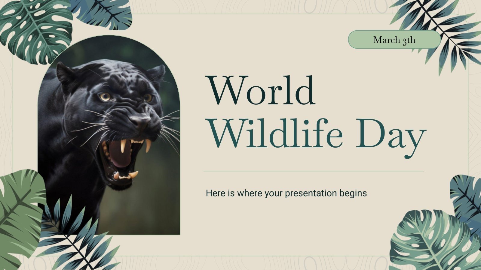 Kostenlose Tiere Google Slides Themen & PowerPoint Vorlagen