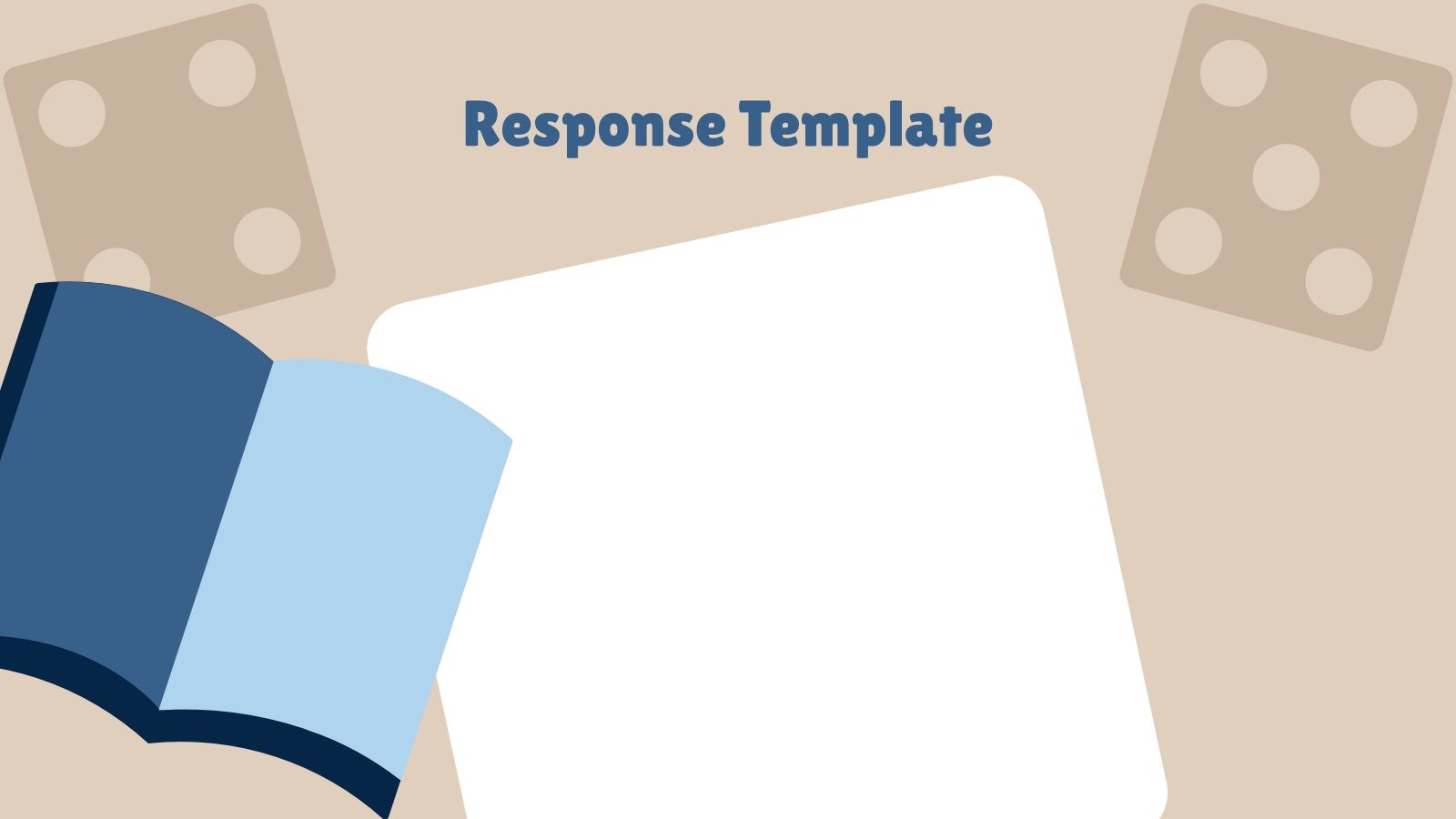 Juegos con dados para clase | Plantilla de Google Slides y PPT