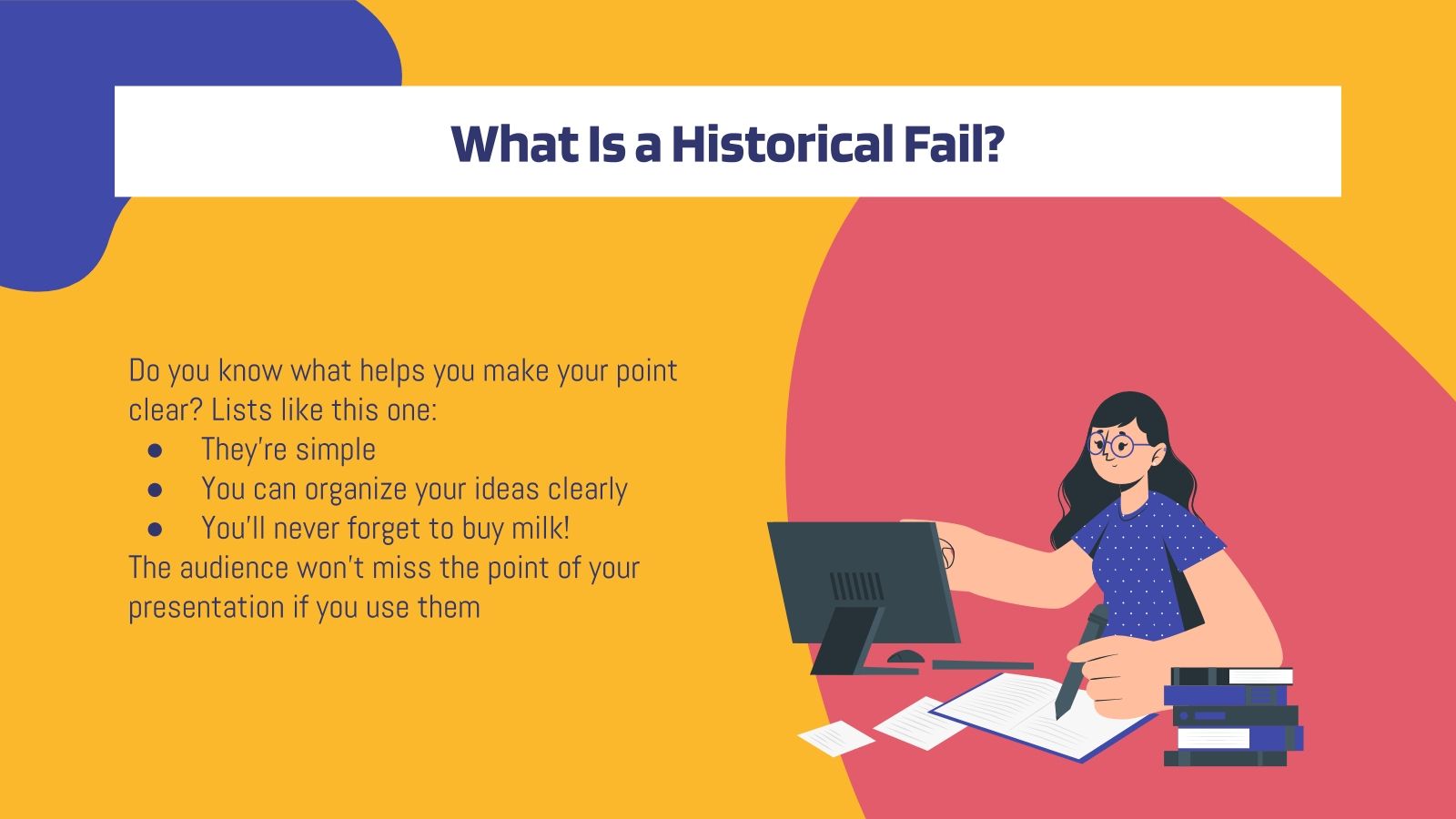 Historical Fails Google Slides theme and PowerPoint template