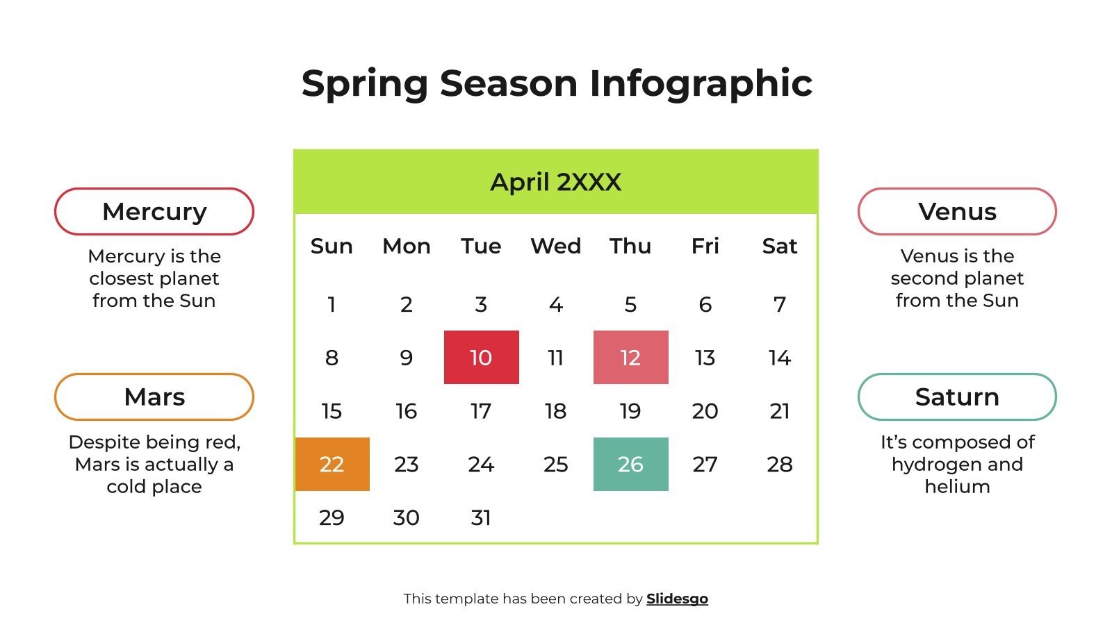 Spring Season Infographics