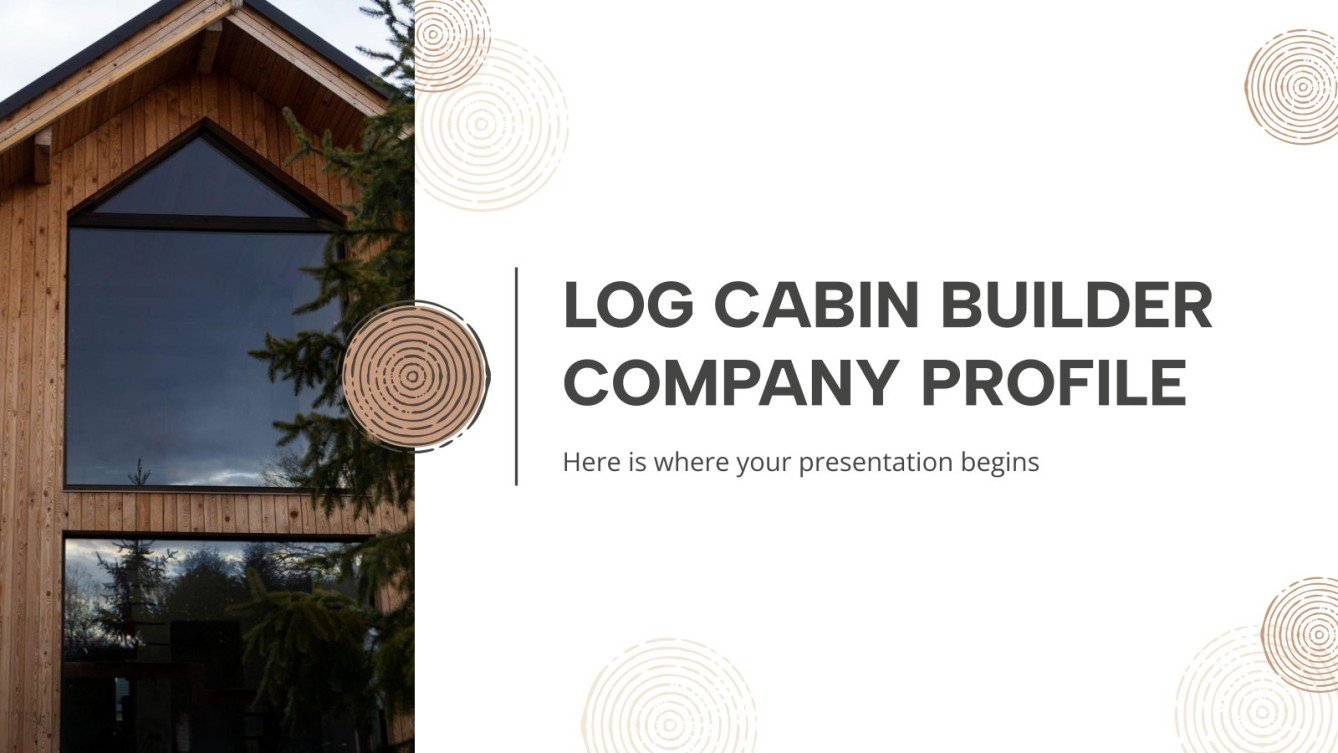 Log Cabin Builder Company Profile Presentation
