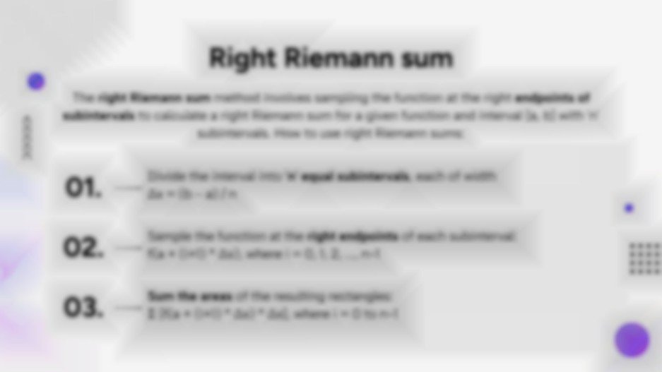 Riemann Sums Presentation