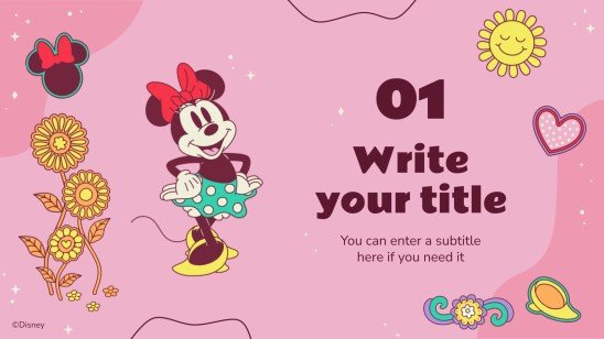 Apresentação Minnie Mouse