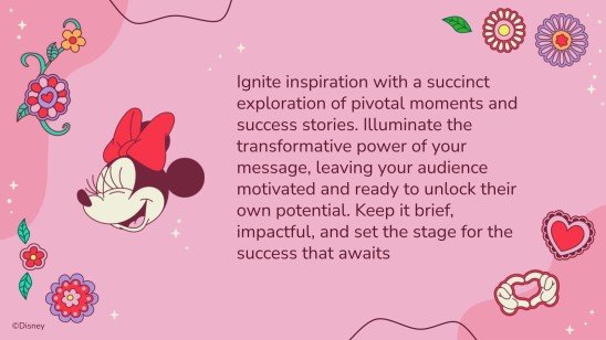 Présentation Minnie Mouse