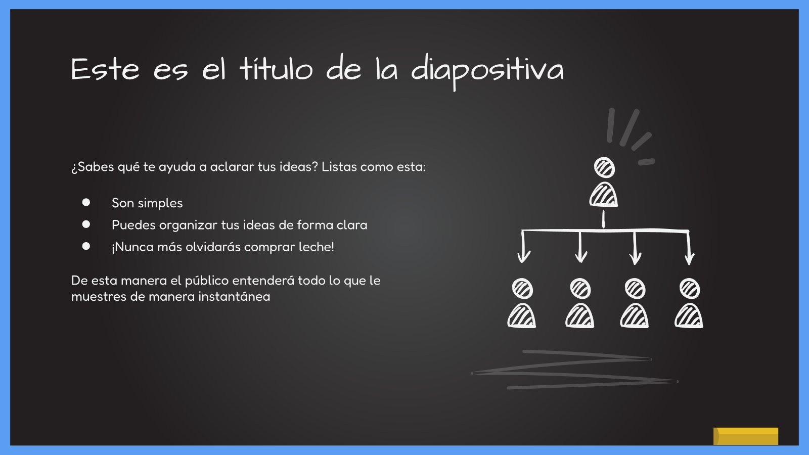 Marketing Chalkboard Theme Presentation