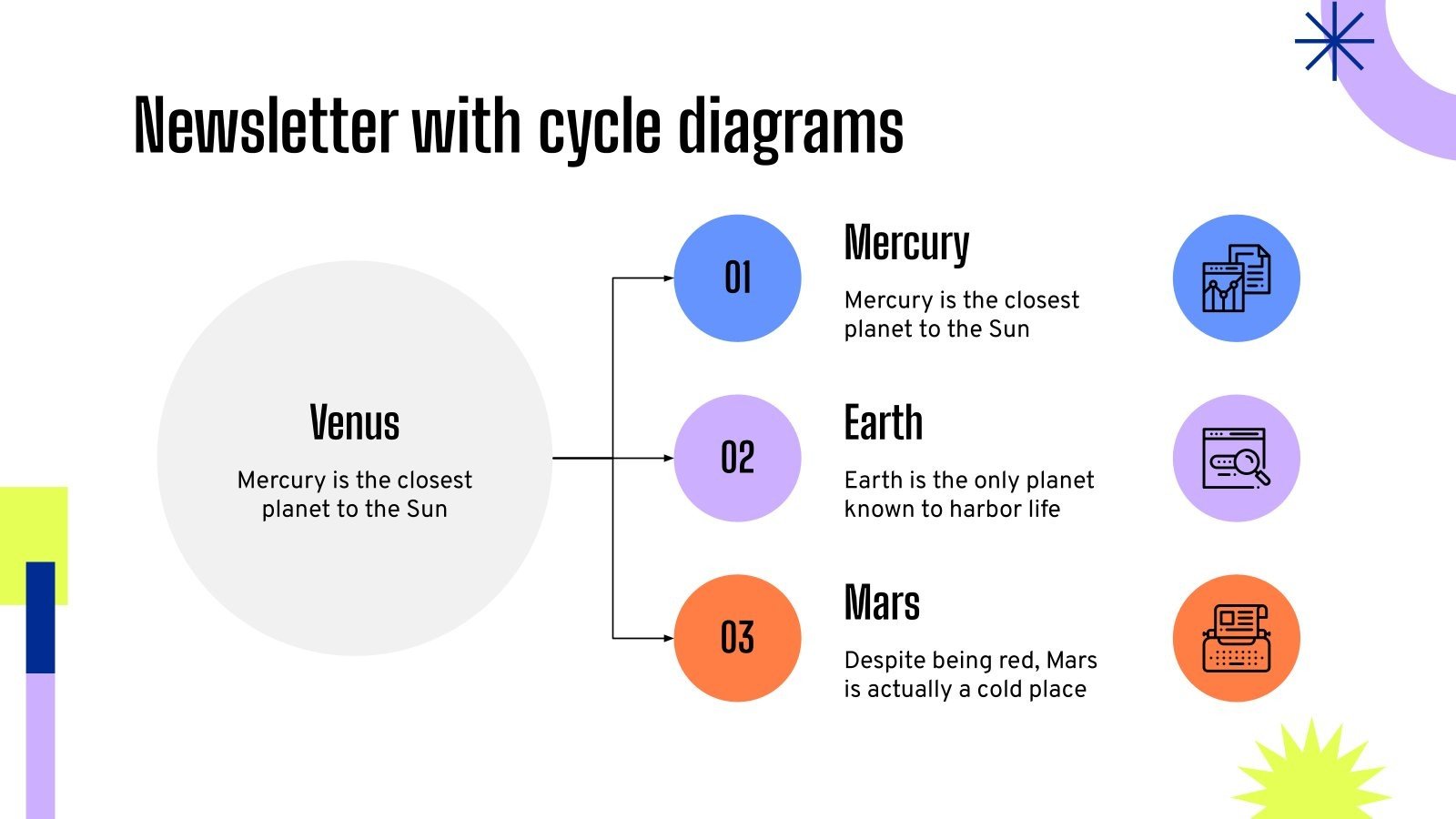 Newsletter with Cycle Diagrams Presentation
