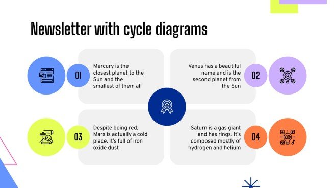Newsletter with Cycle Diagrams Presentation