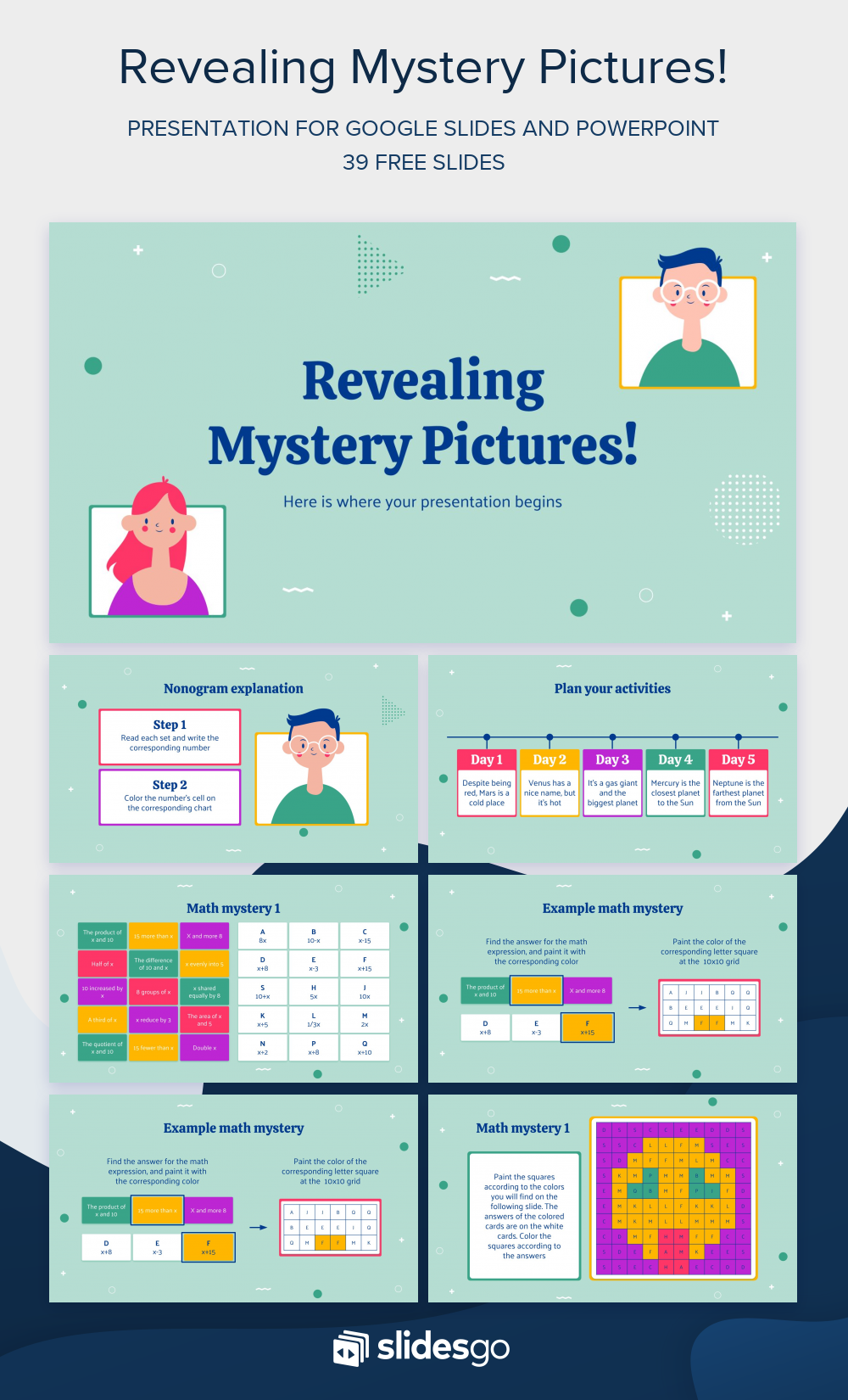 Revealing Mystery Pictures! | Google Slides and PowerPoint