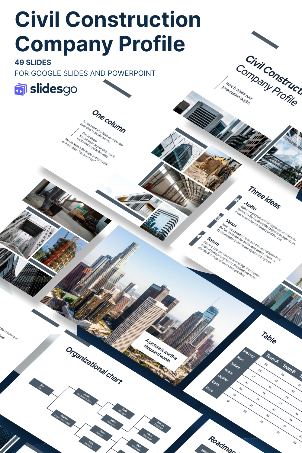 Civil Construction Company Profile Presentation