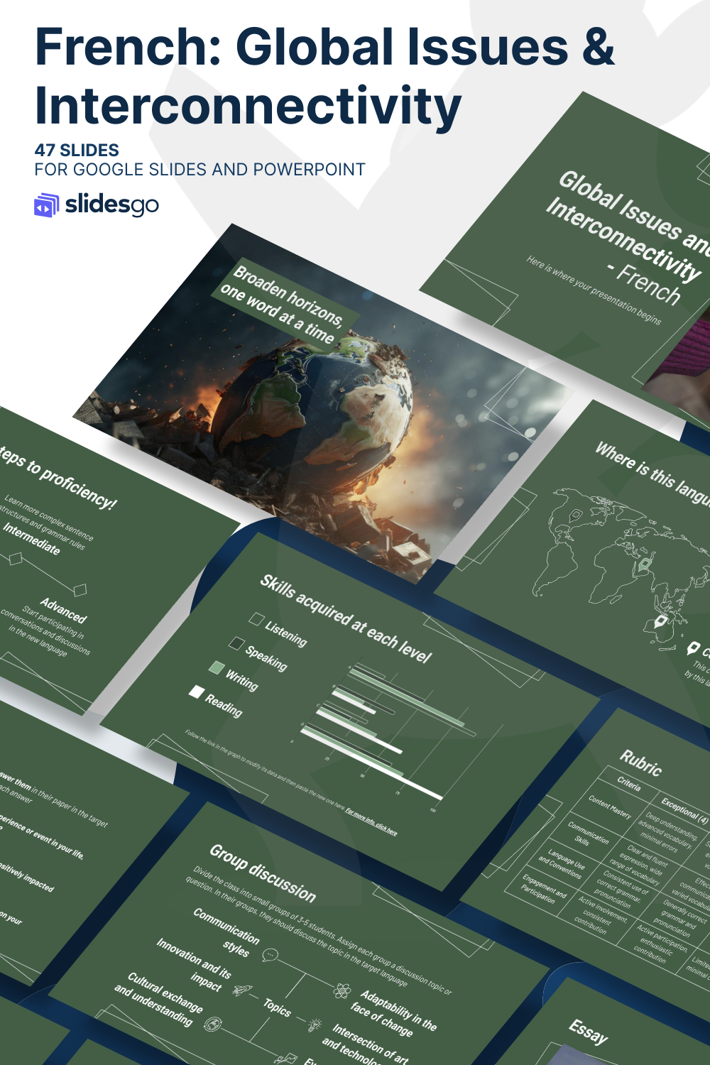 Global Issues and Interconnectivity - French - 12th Grade