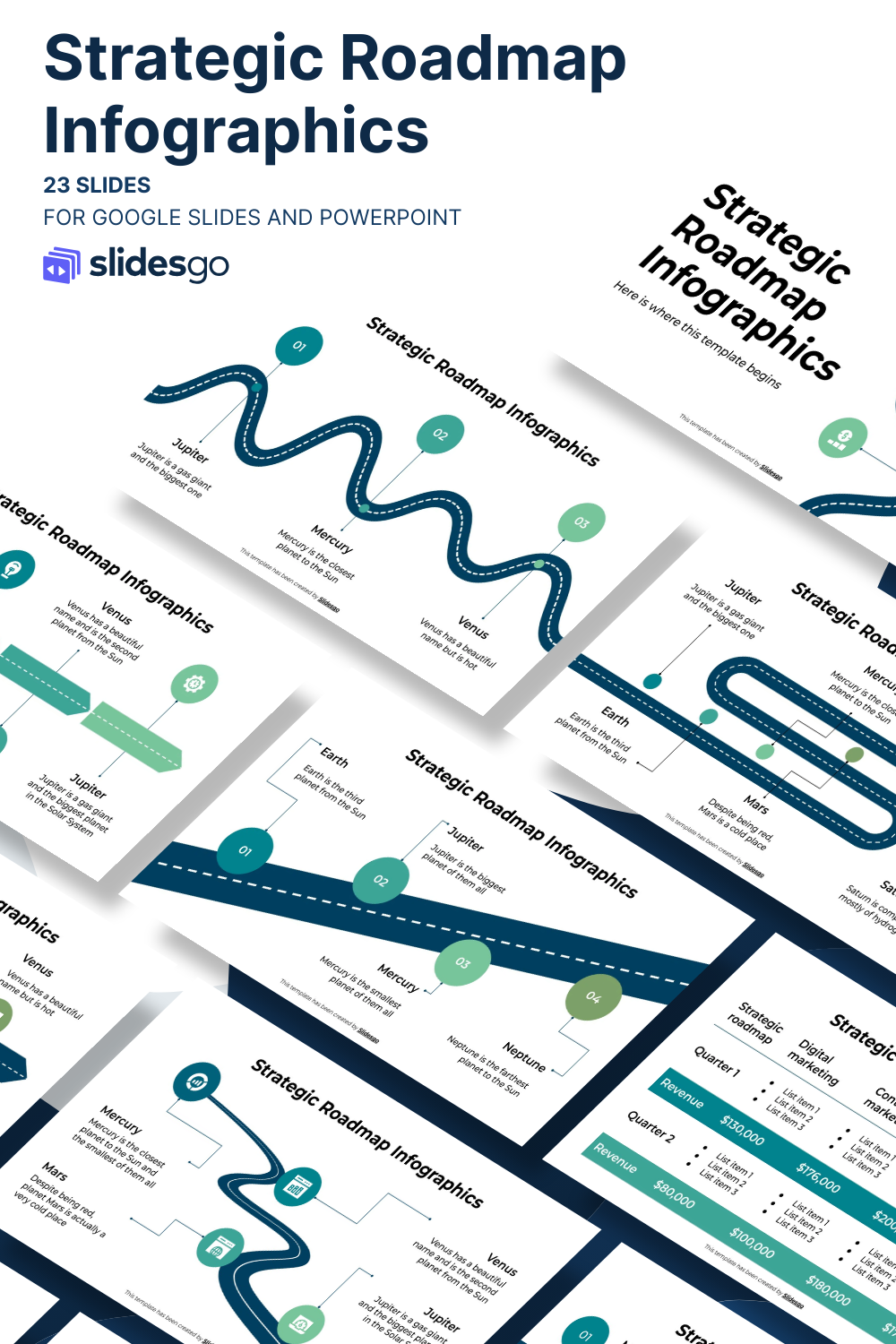 Strategic Roadmap Infographics