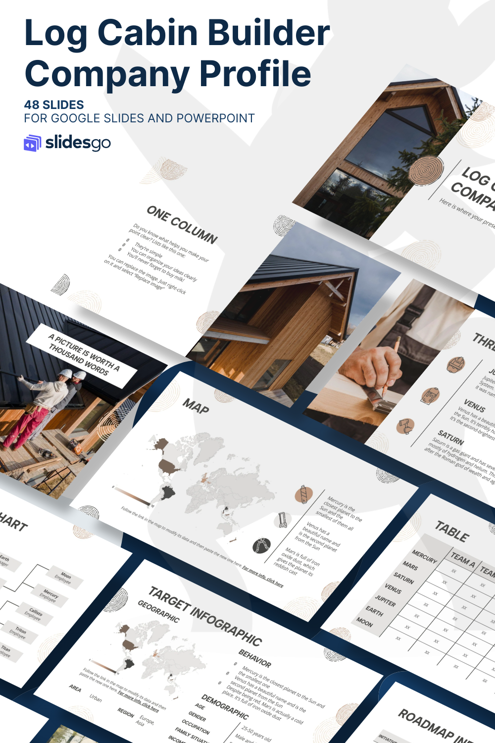Log Cabin Builder Company Profile Presentation