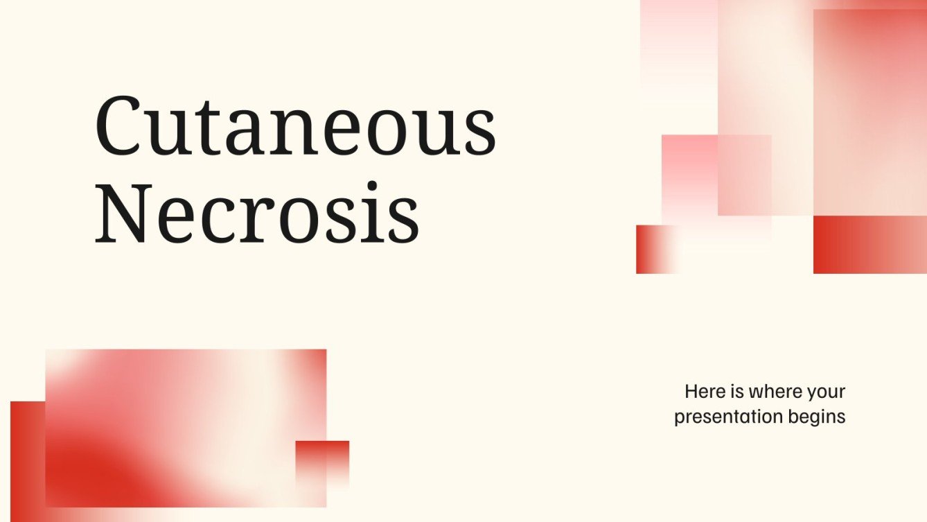 Cutaneous Necrosis Presentation