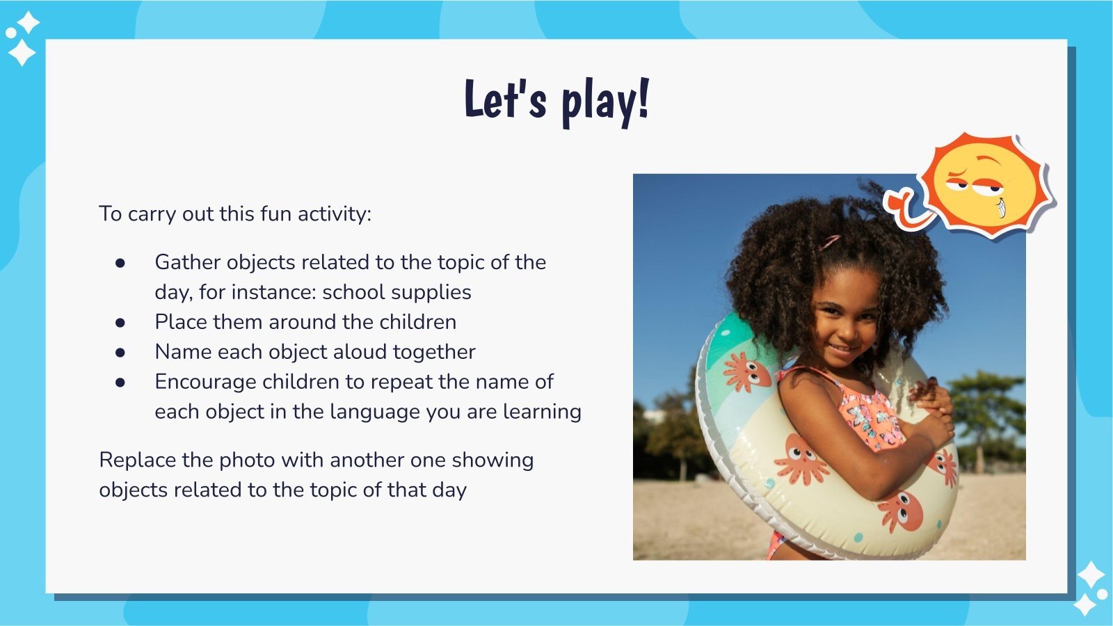 Weather Vocabulary - German - Pre-K Presentation