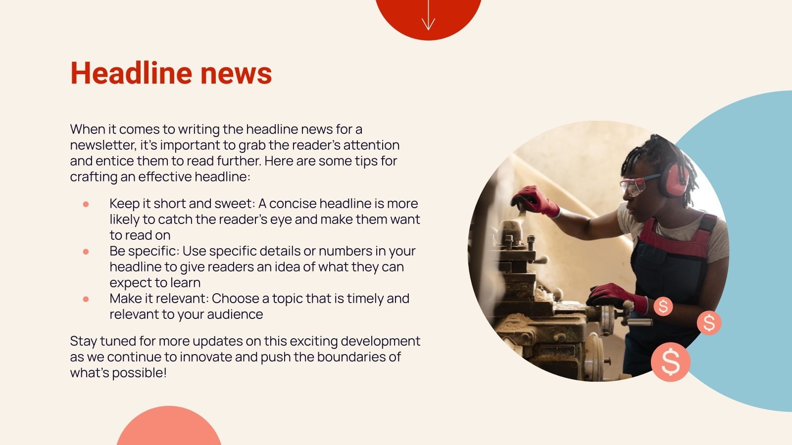Cost Reduction in Manufacturing Industry Newsletter