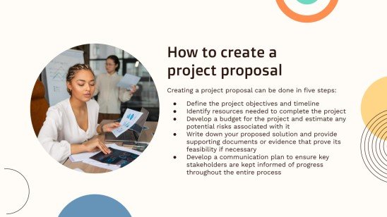 Cycle Diagrams Theme for a Project Proposal Presentation