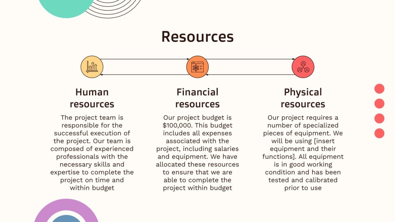 Cycle Diagrams Theme for a Project Proposal Presentation