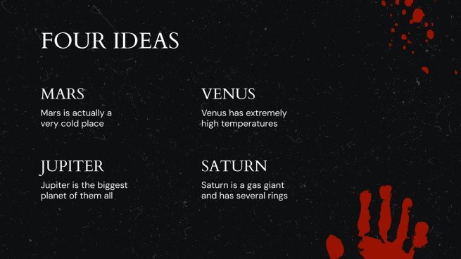Evil Theme Presentation