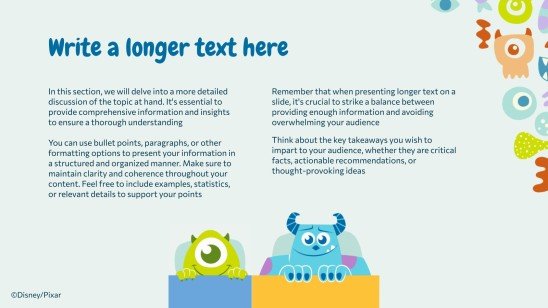 Monsters Presentation