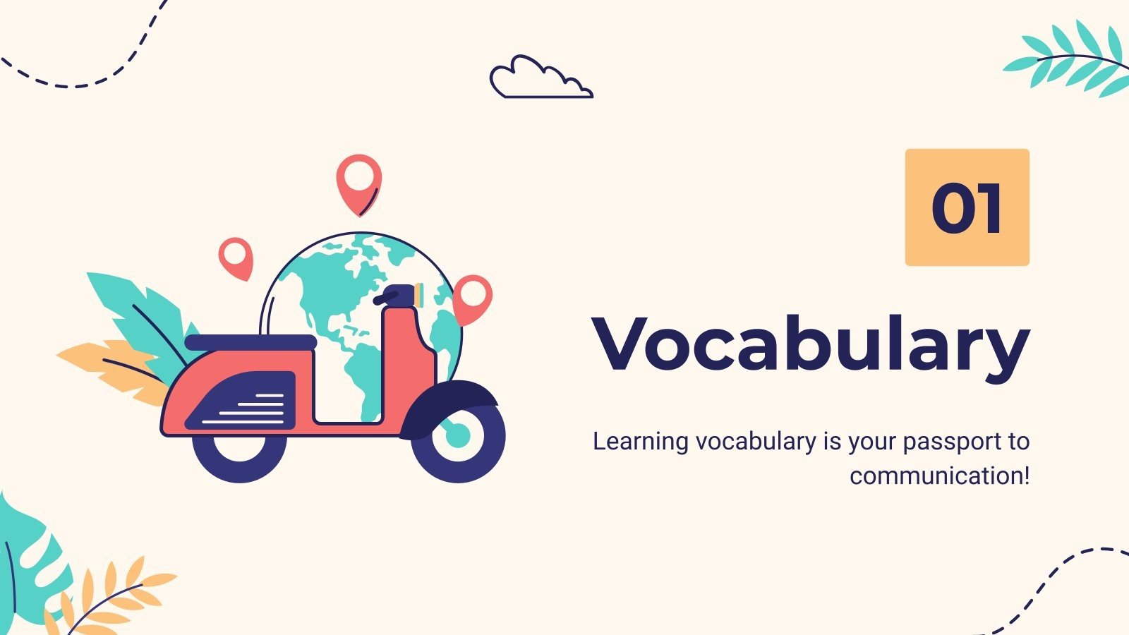 Vocabulario de viajes y transportes - Alemán - 6.º