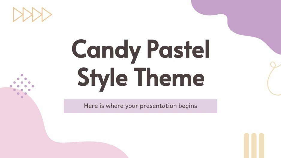 Free Candy Google Slides and PowerPoint templates