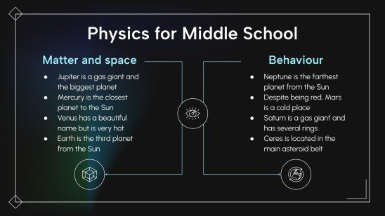 Physics for Middle School Infographics