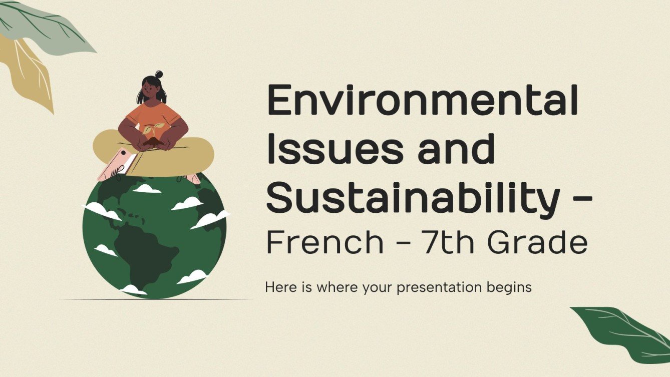 Environmental Issues and Sustainability - French - 7th Grade