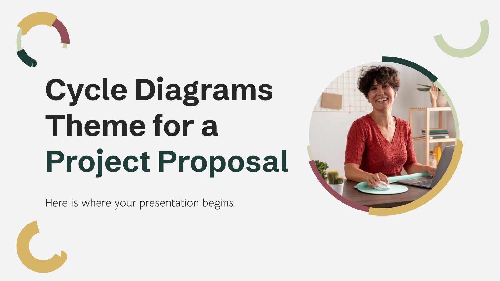 Cycle Diagrams Theme for a Project Proposal