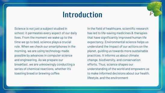 Ecology and Ecosystems - 9th Grade Presentation