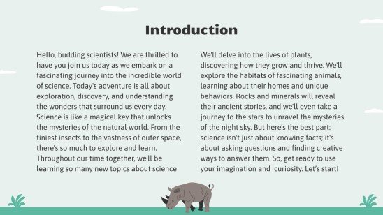 Life Sciences - 4th Grade Presentation