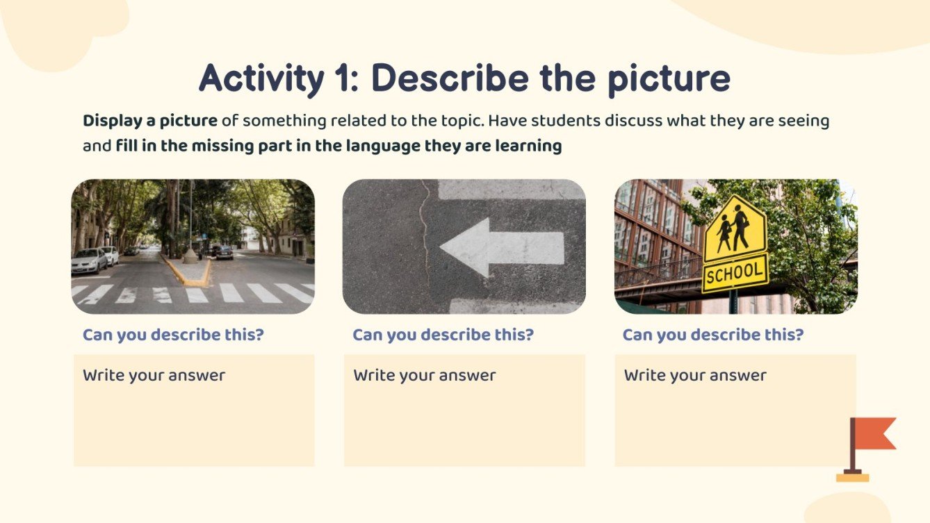Directions and Locations Vocabulary - Spanish - 5th Grade