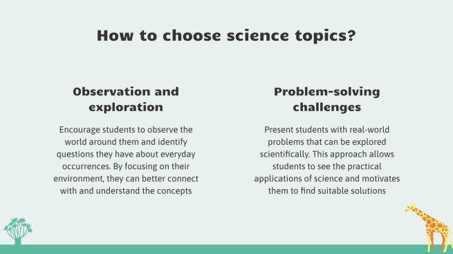 Life Sciences - 4th Grade Presentation