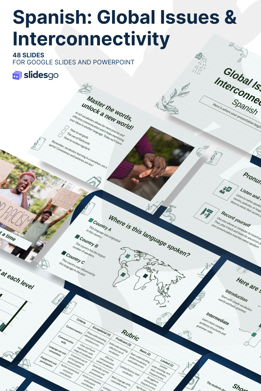 Global Issues and Interconnectivity - Spanish - 12th Grade