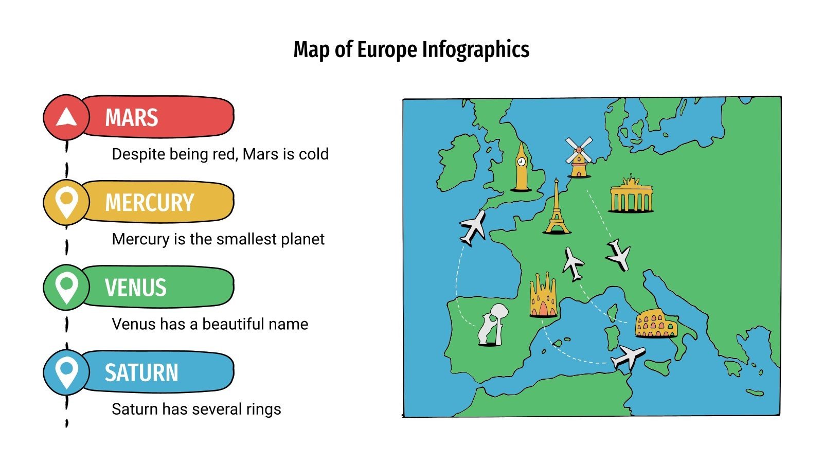 Map of Europe Infographics for Google Slides and PowerPoint