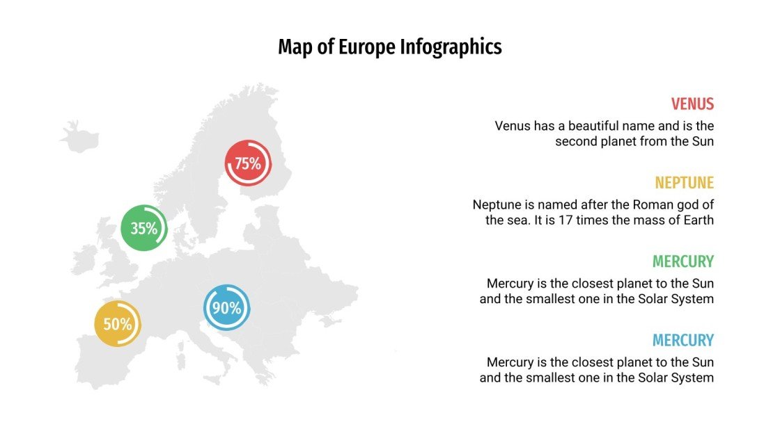 Map of Europe Infographics for Google Slides and PowerPoint