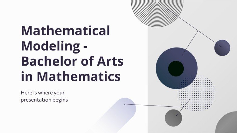 Mathematical Modeling - Bachelor of Arts in Mathematics