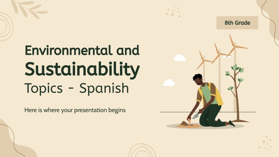 Environmental and Sustainability Topics - Spanish