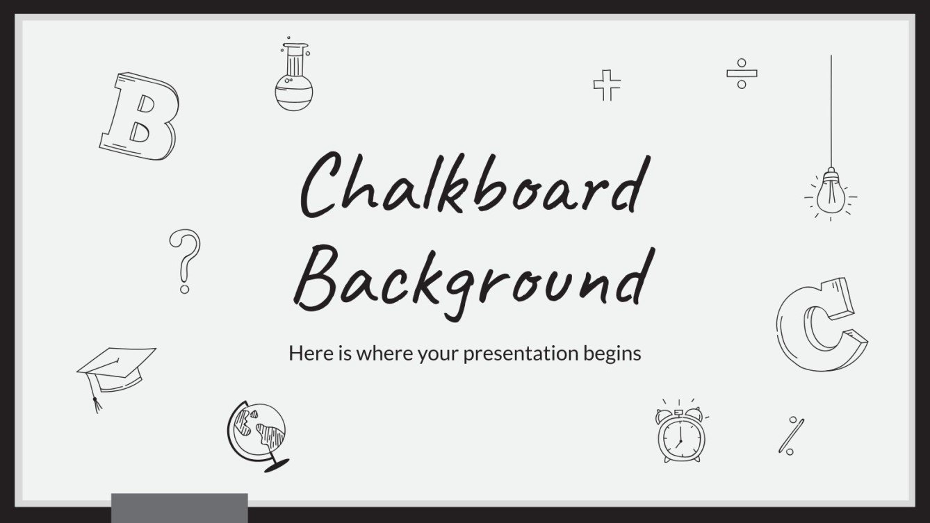 Chalkboard Background Presentation
