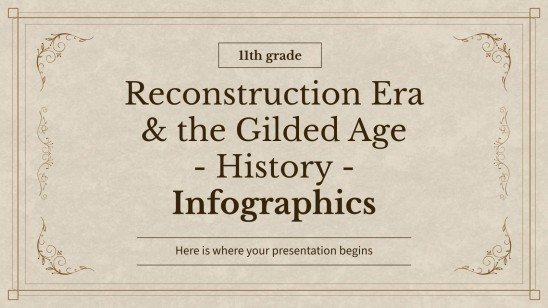 Reconstruction Era and the Gilded Age - History - 11th Grade