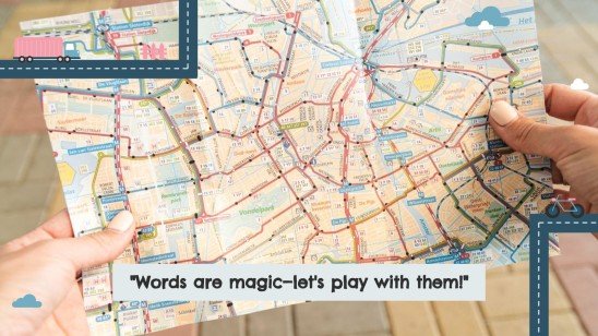 Places and Directions Vocabulary - German - 4th Grade