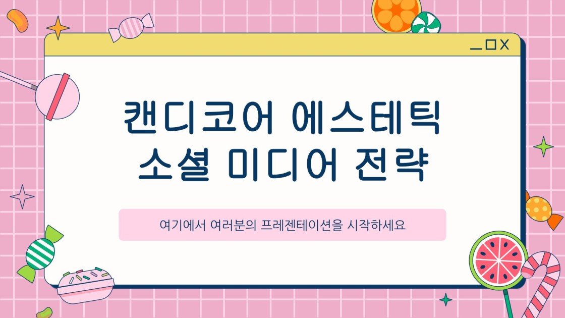 Candycore Aesthetics Social Media Strategy Presentation