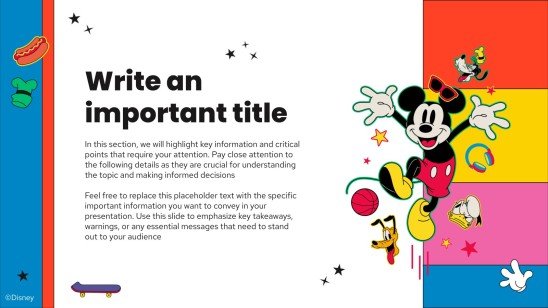 Mickey and Friends Presentation