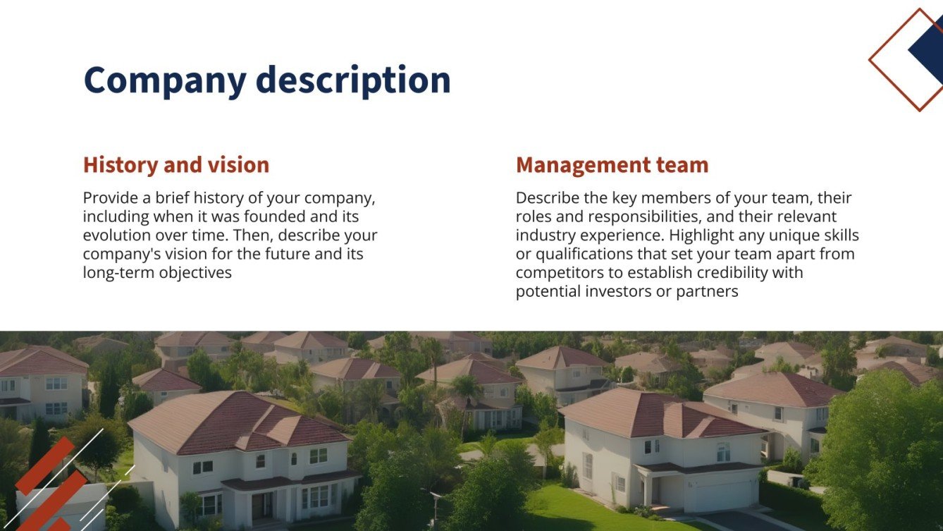 Residential Real Estate Business Plan Presentation