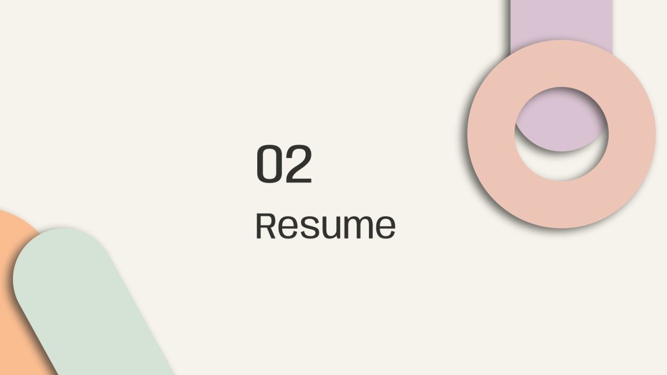 Portafolio geométrico de estilo Papercut pastel