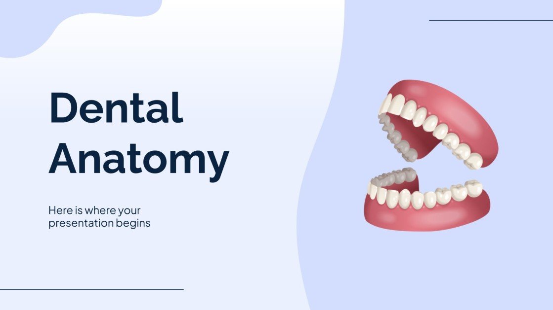 Modelos grátis sobre odontologia para o Google Slides e PPT