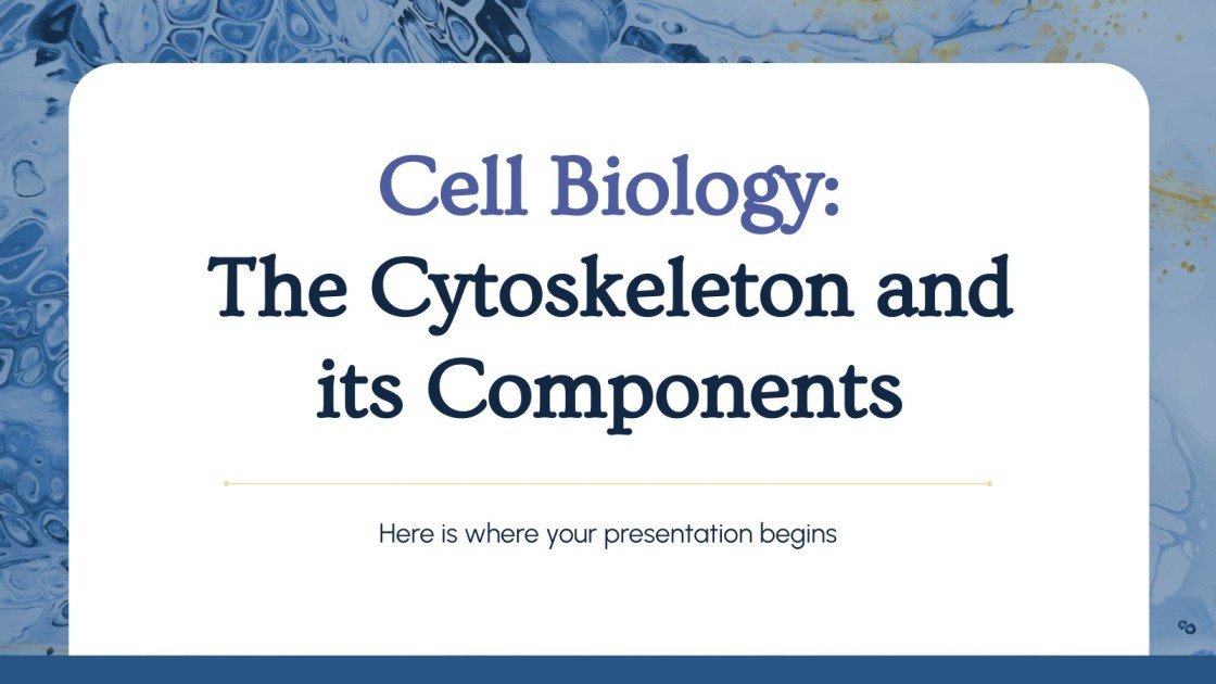 Cell Biology: The Cytoskeleton and its Components